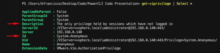 How to get all available vCenter Permissions for a Role with PowerCLI - Franky Barragan