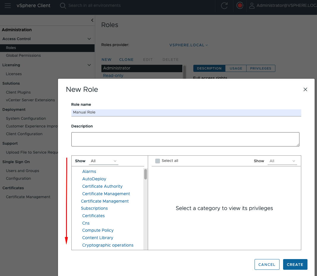 How to get all available vCenter Permissions for a Role with PowerCLI - Franky Barragan
